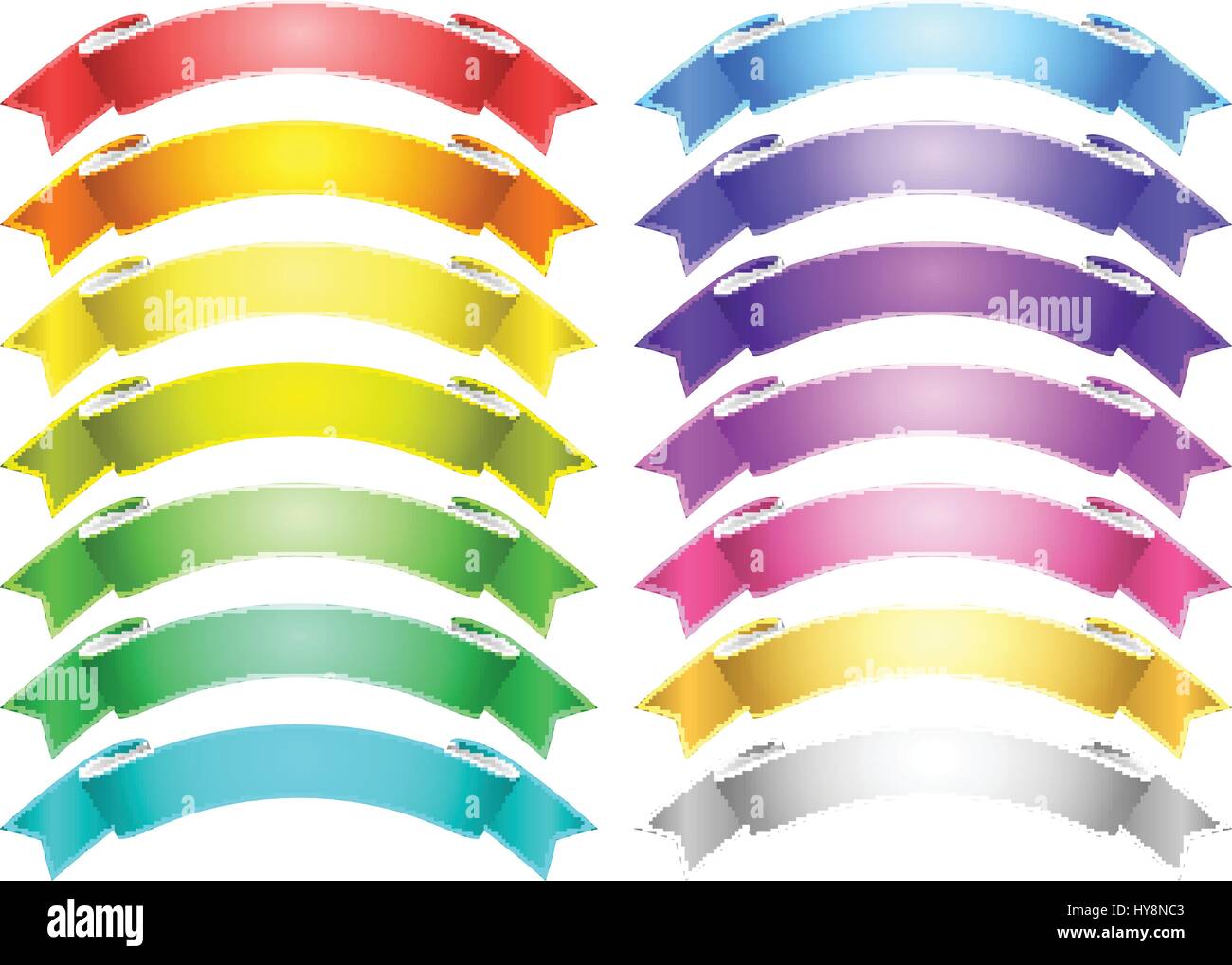 vector ribbons set Stock Vector Image & Art - Alamy