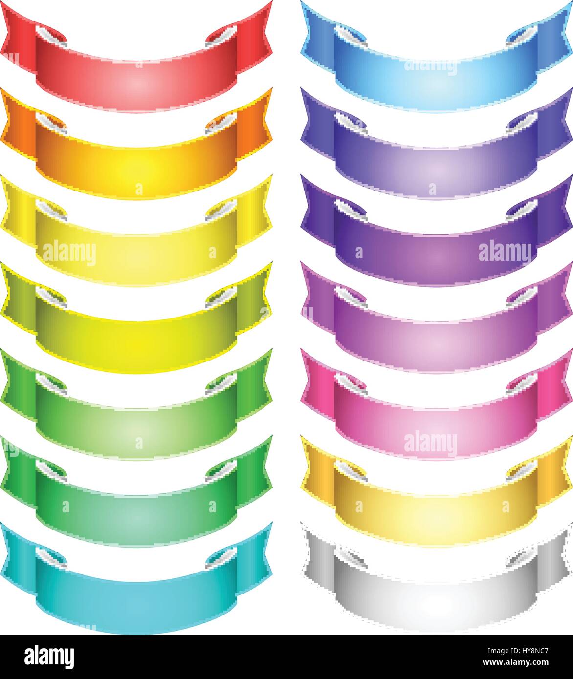 vector ribbons set Stock Vector Image & Art - Alamy