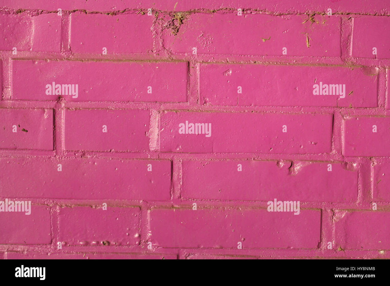 pink painted brick wall Stock Photo - Alamy
