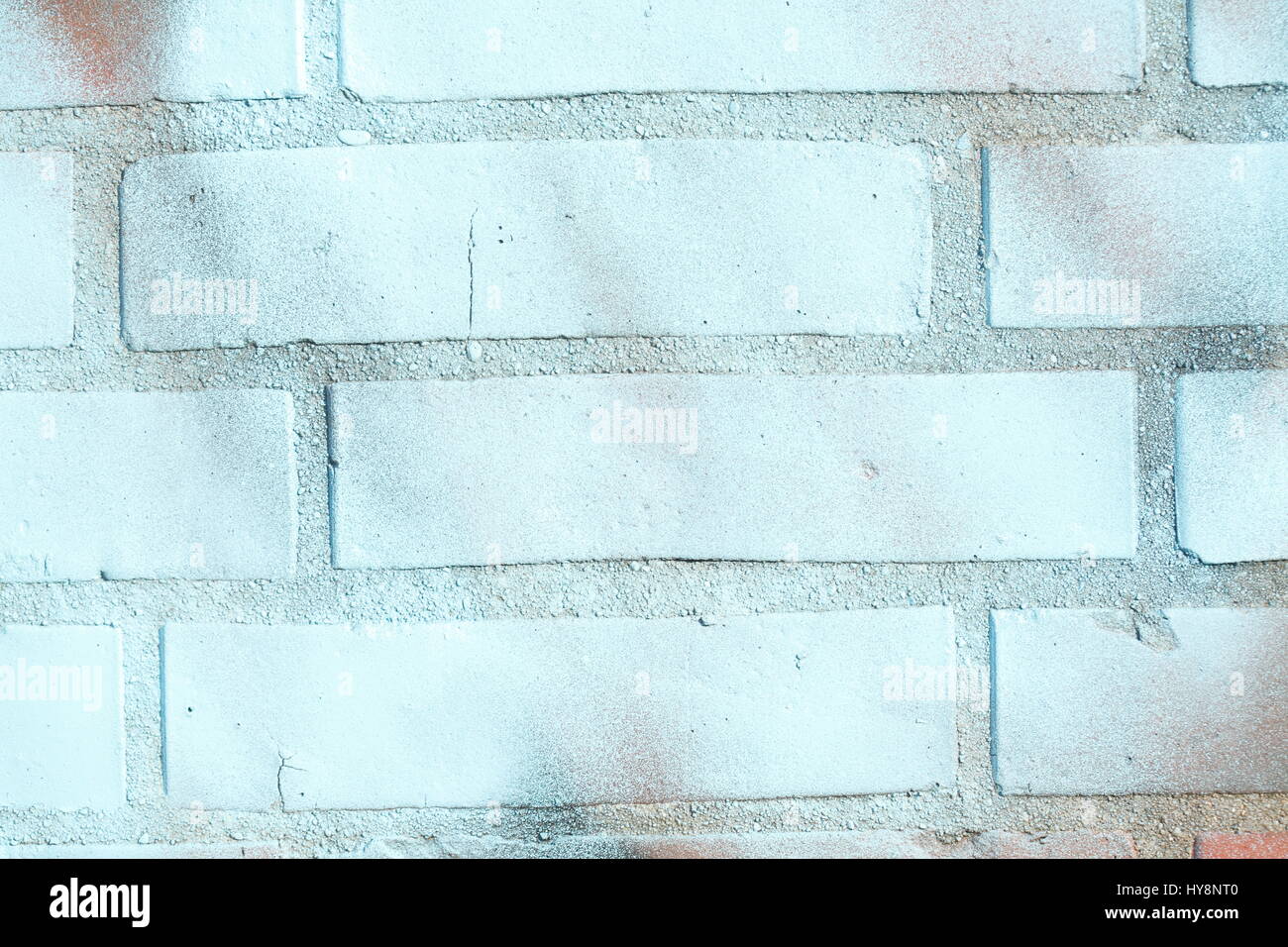 Blue painted brick wall hi-res stock photography and images - Alamy