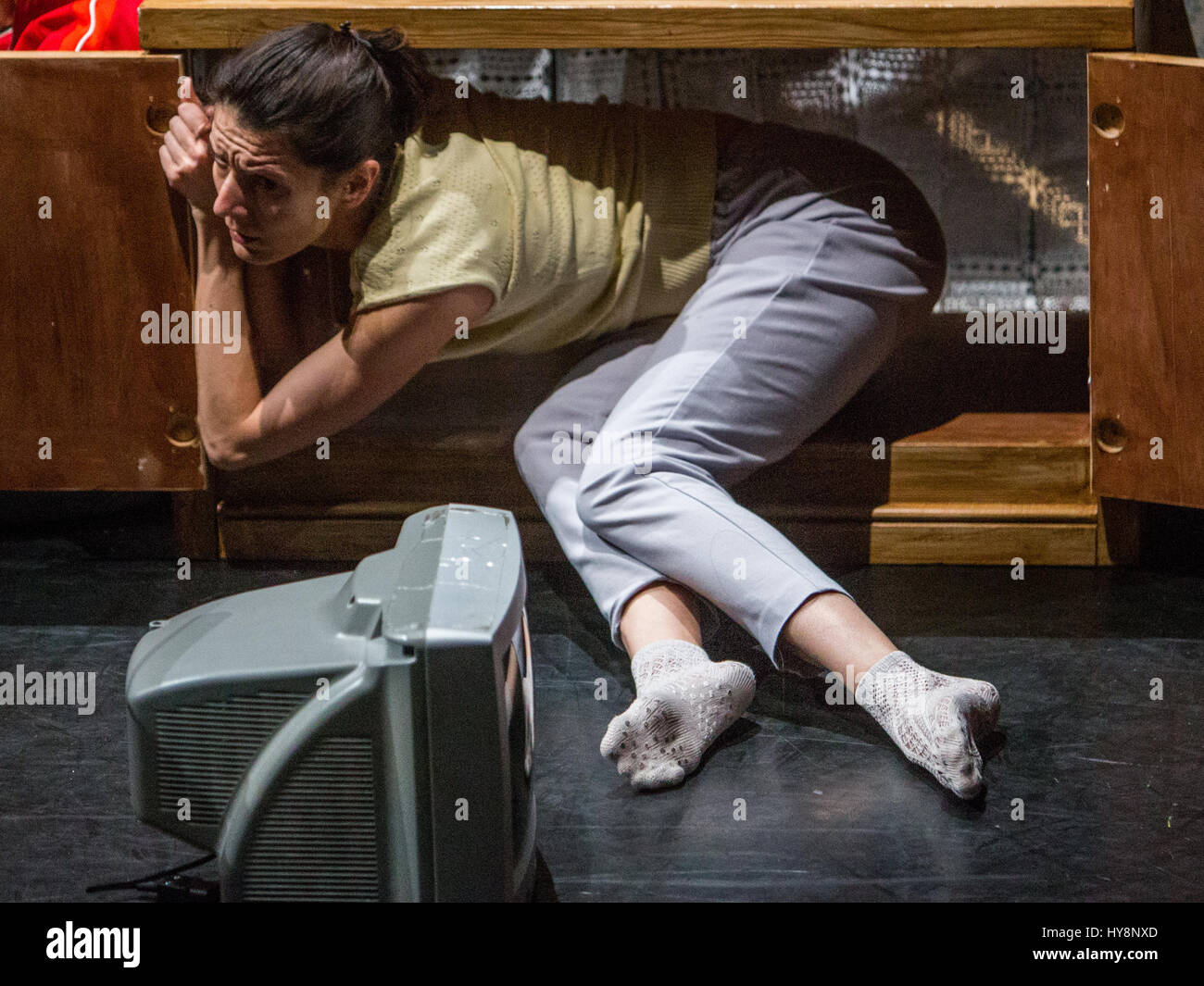 The cast perform in a scene from the epic production by Stopgap Dance ...