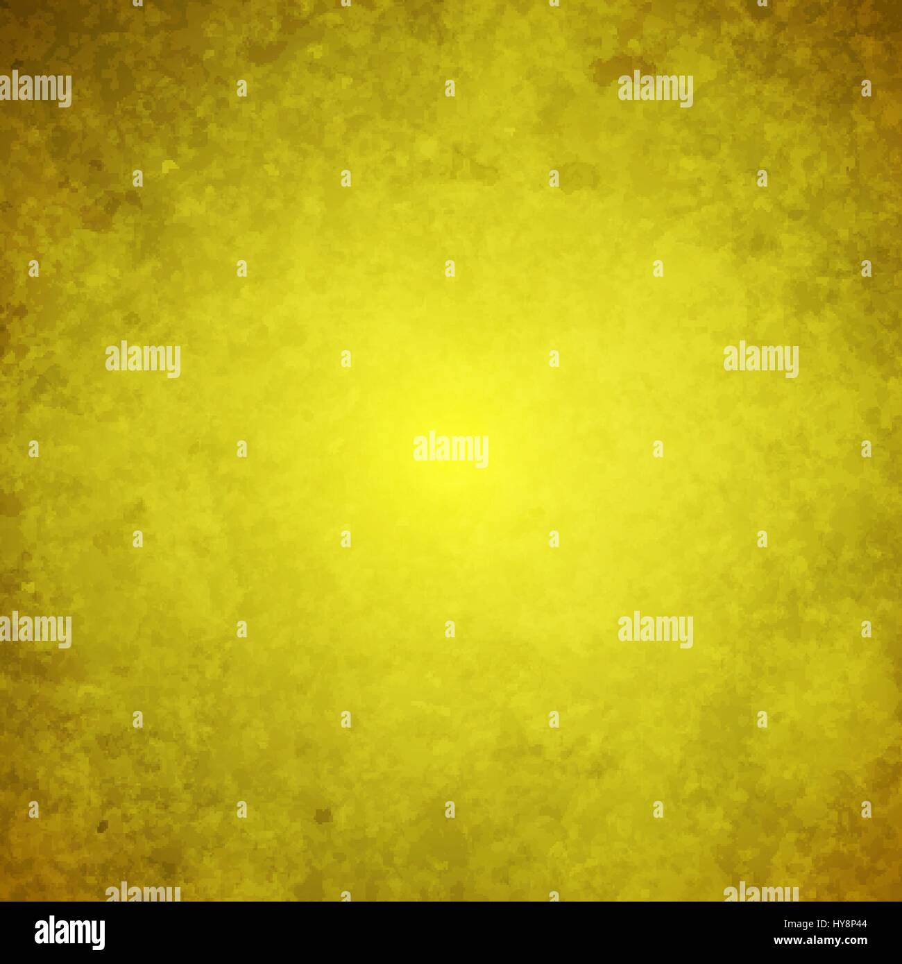 abstract vector bright grunge background - yellow with brown corners ...