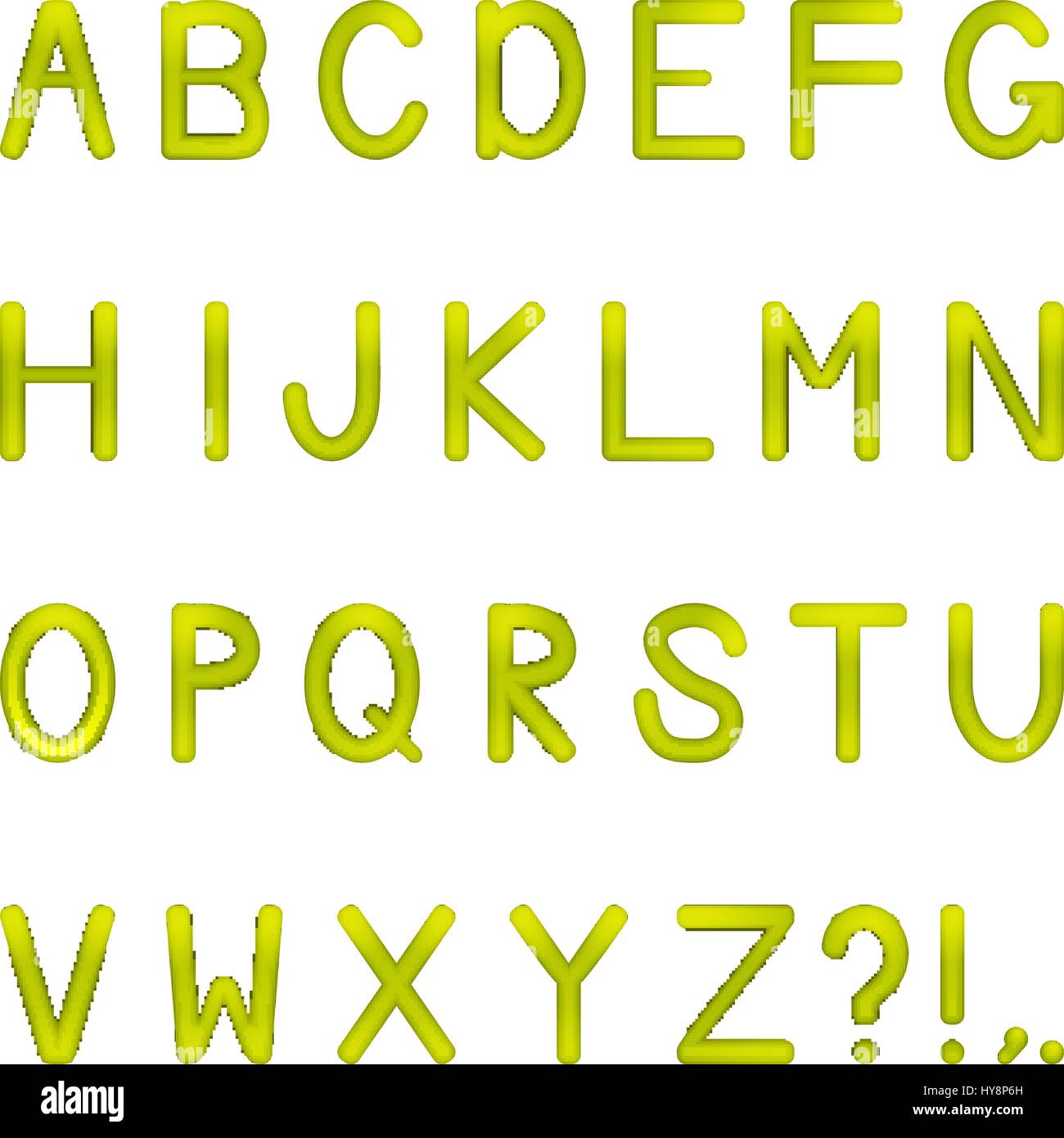 Plastic abc letters Stock Vector Images - Alamy