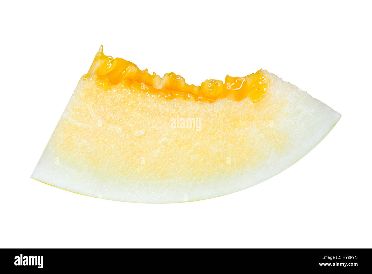 melon slice isolated on white background with clipping path Stock Photo ...