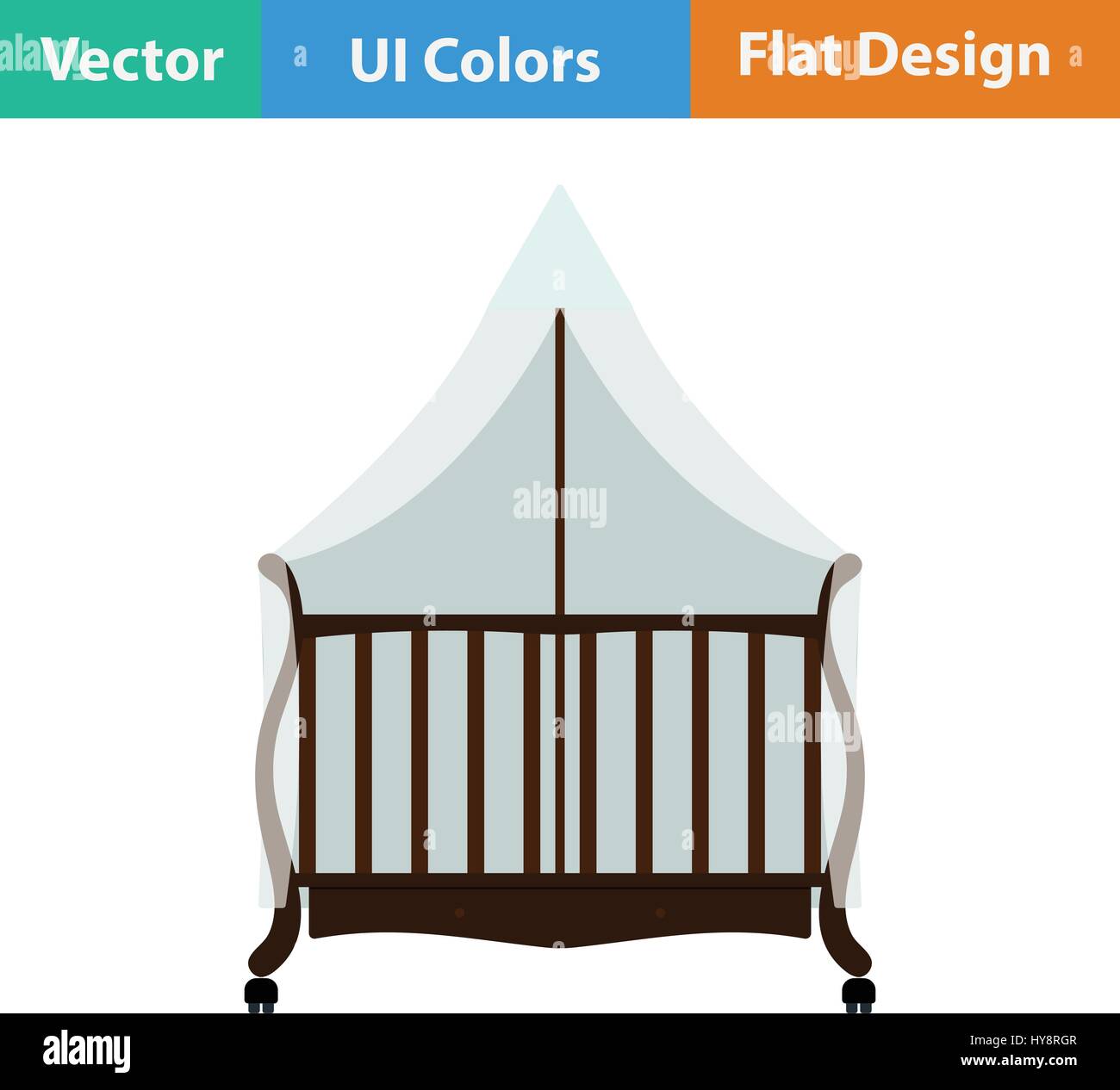 Illustration empty cradle Stock Vector Images - Alamy