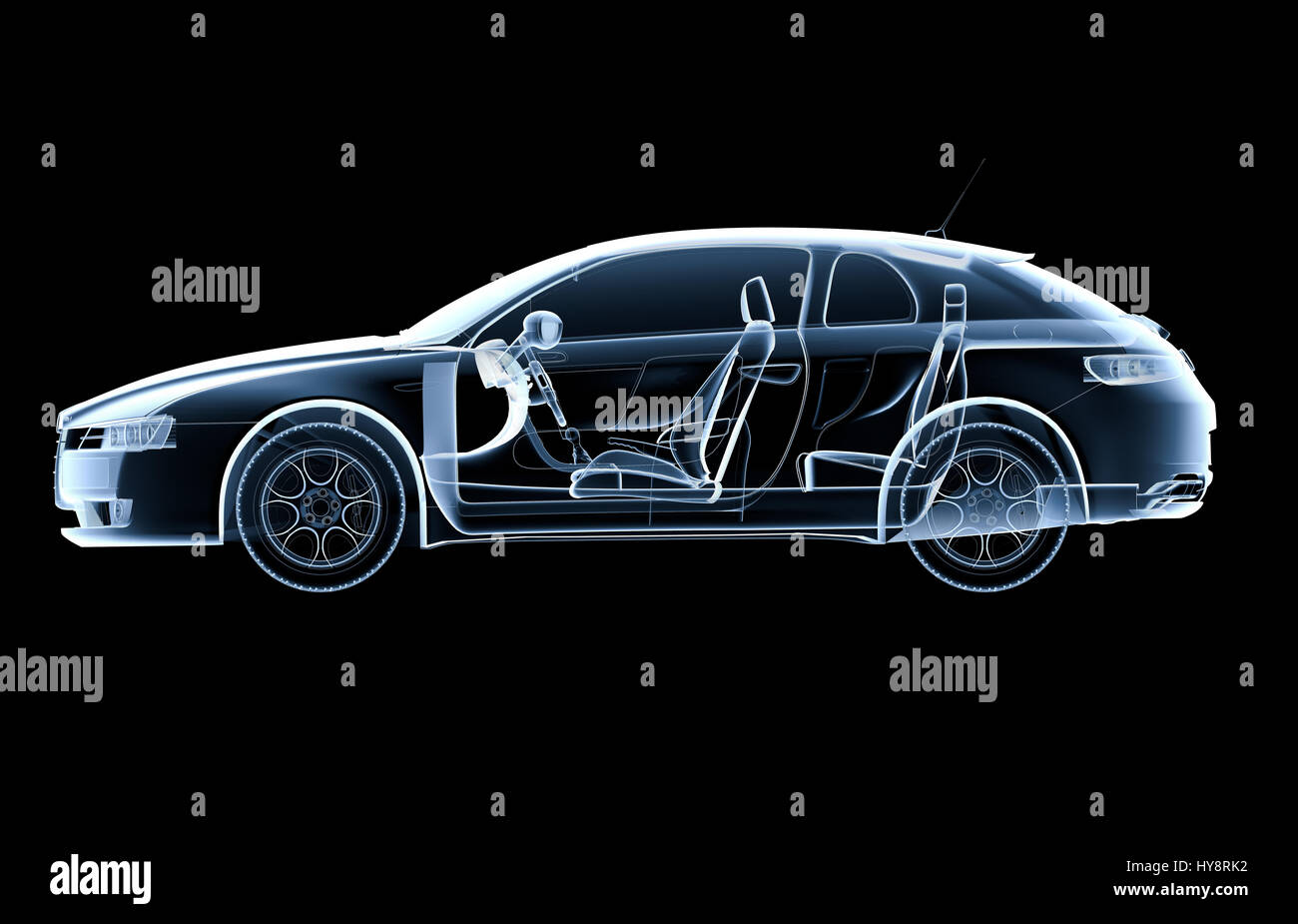 Car an x ray hi-res stock photography and images - Alamy