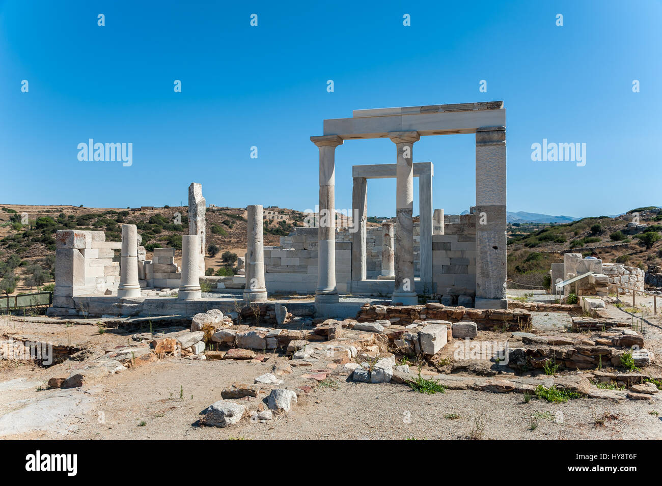 Portara ancient monument naxos hi-res stock photography and images - Alamy