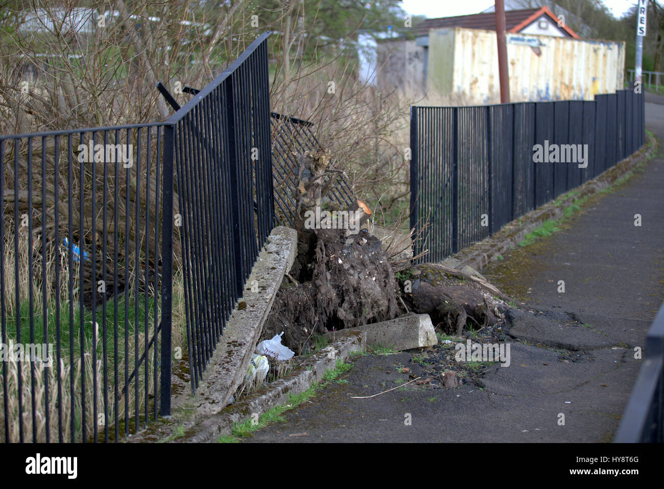 Railings windows hi-res stock photography and images - Alamy