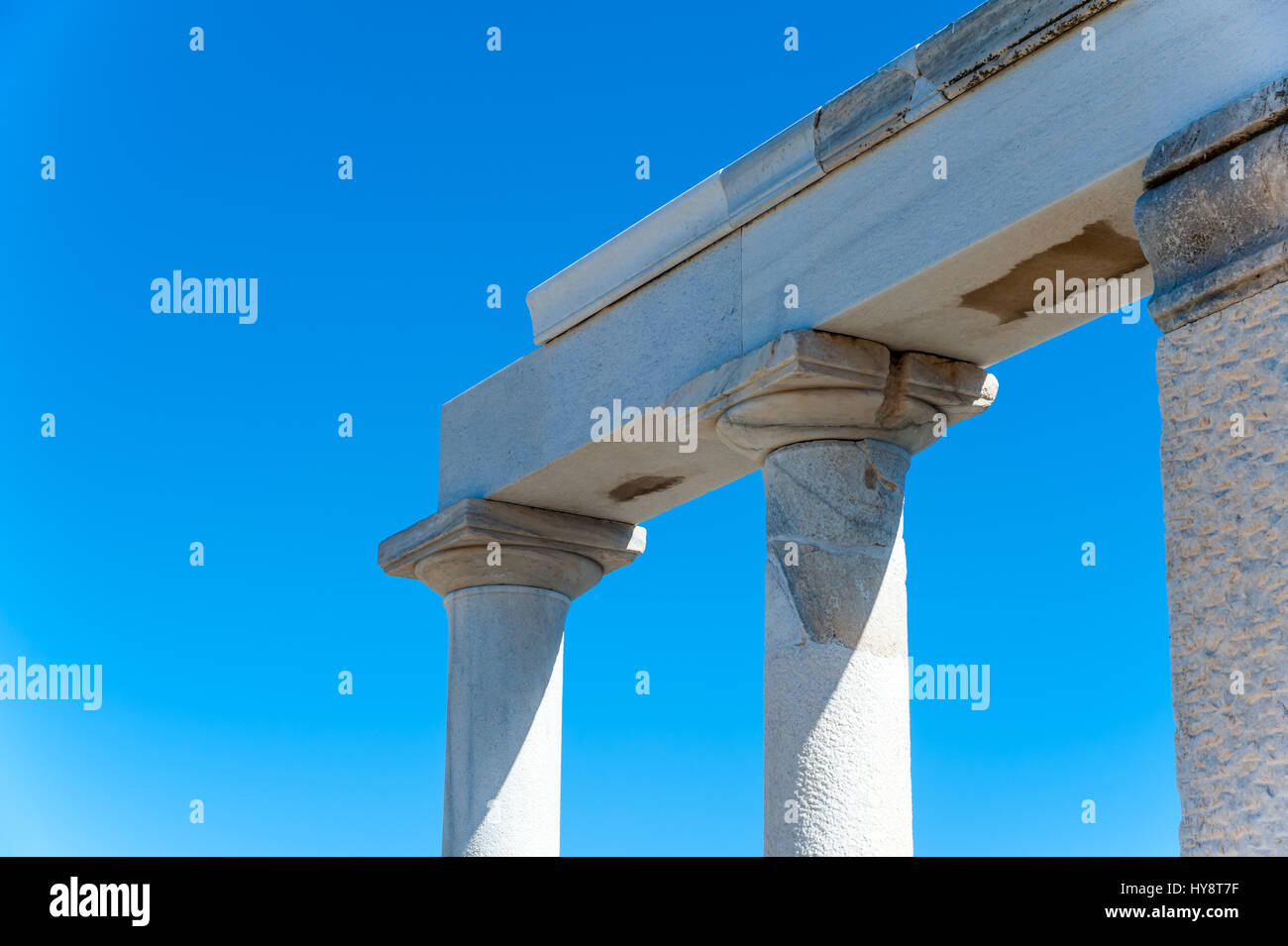 Close up of Demeter temple in Naxos Stock Photo - Alamy