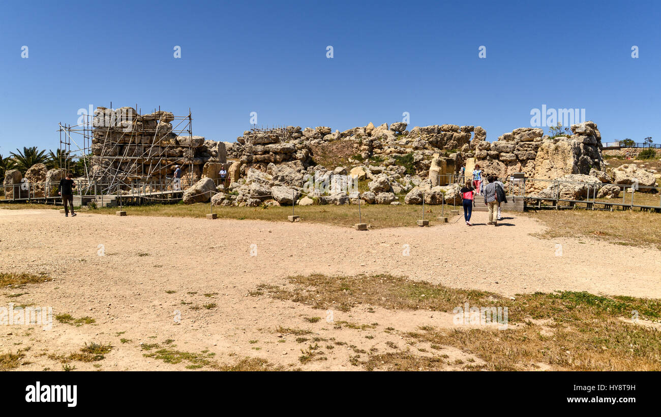 Malta neolithic temples hi-res stock photography and images - Alamy