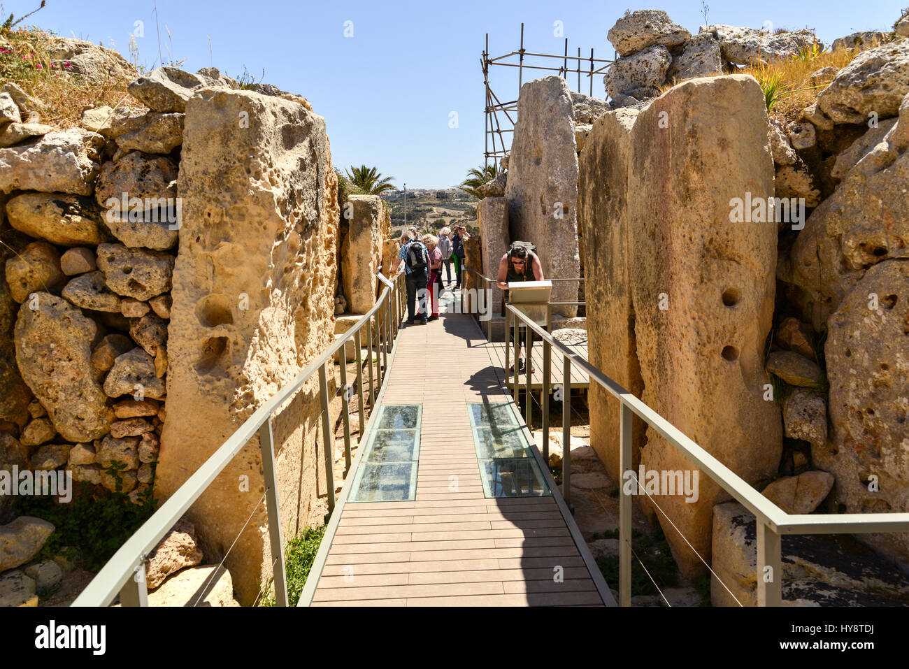 Malta neolithic temples hi-res stock photography and images - Alamy