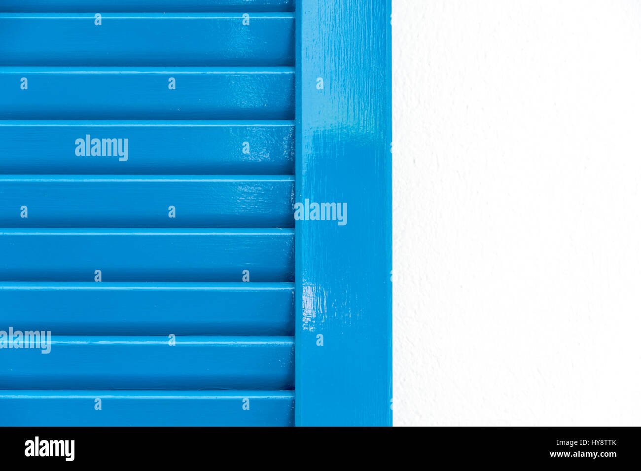 Abstract blue window on a white wall Stock Photo - Alamy