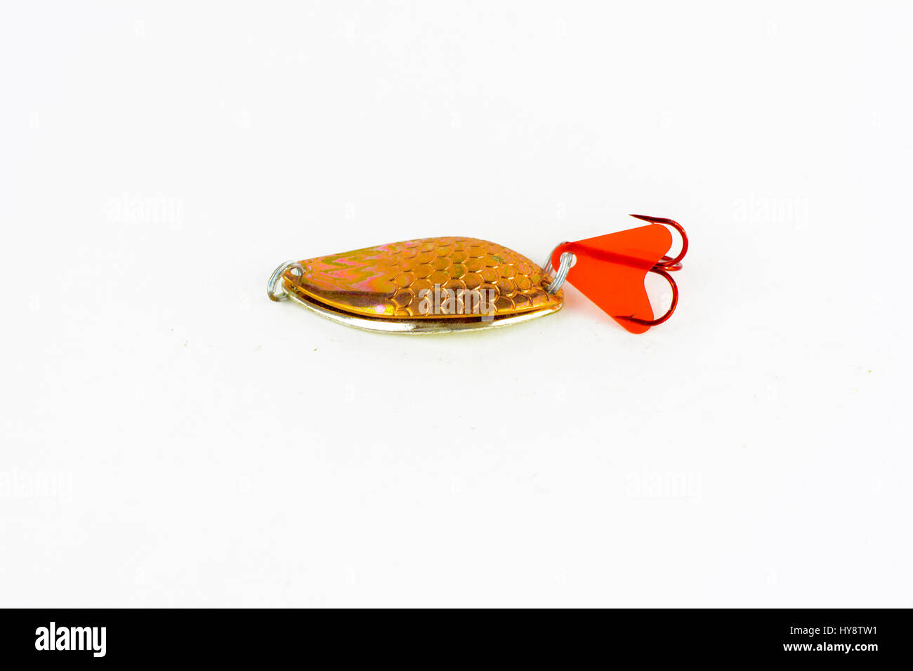 Exhibition of pirated copies of fishing metal spoon baits. Bait for ...