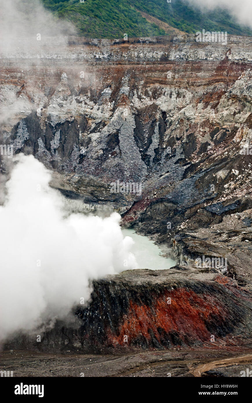 Costa Rica - Poas Volcano National Park - Poas Volcano Crater - Travel ...