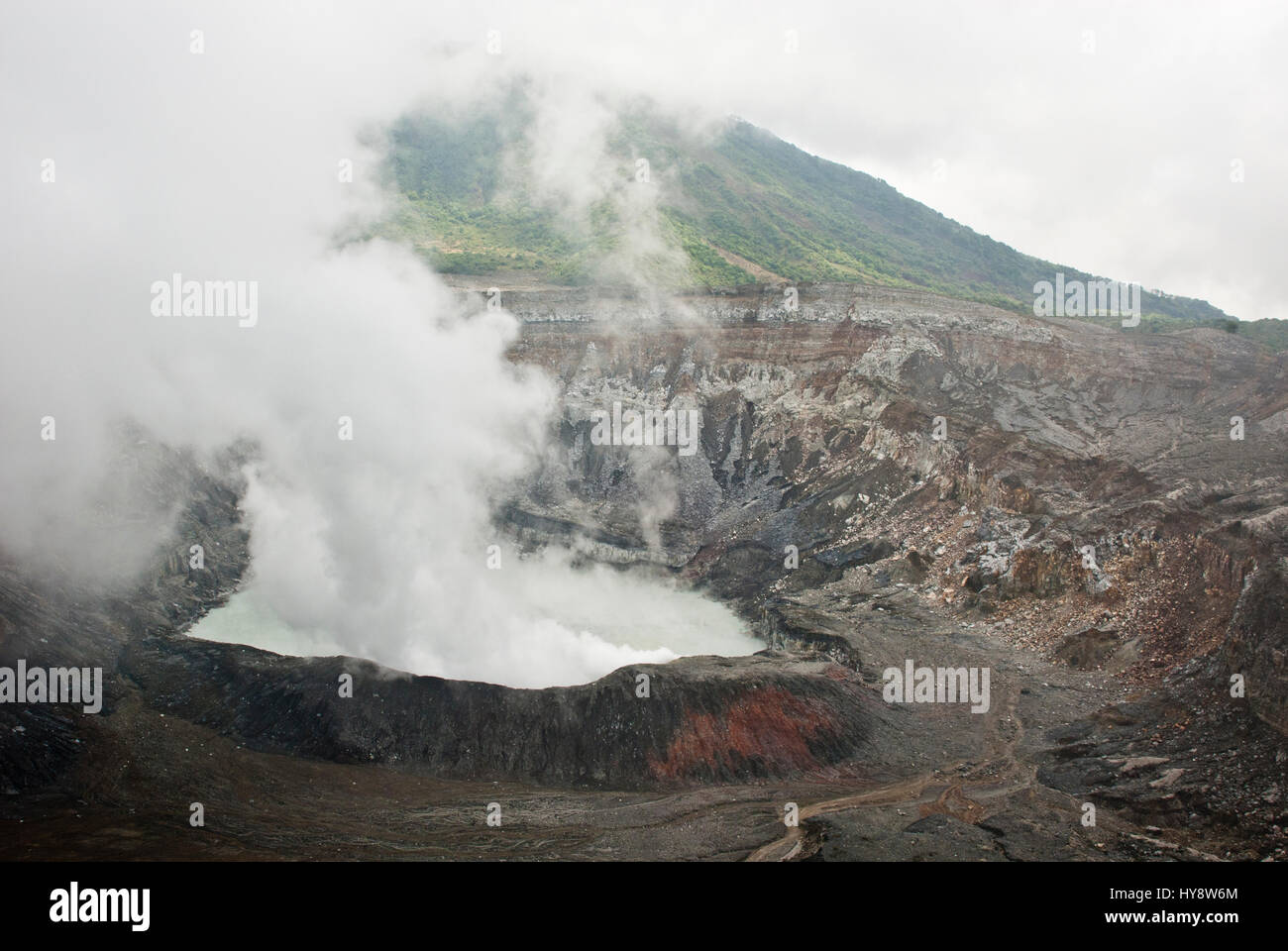 Costa Rica - Poas Volcano National Park - Poas Volcano Crater - Travel ...
