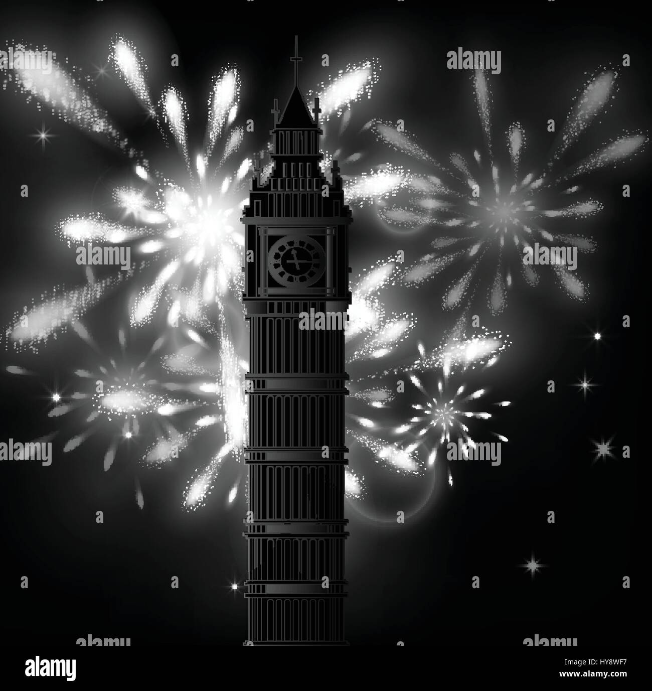 Big Ben vector Stock Vector Image & Art - Alamy