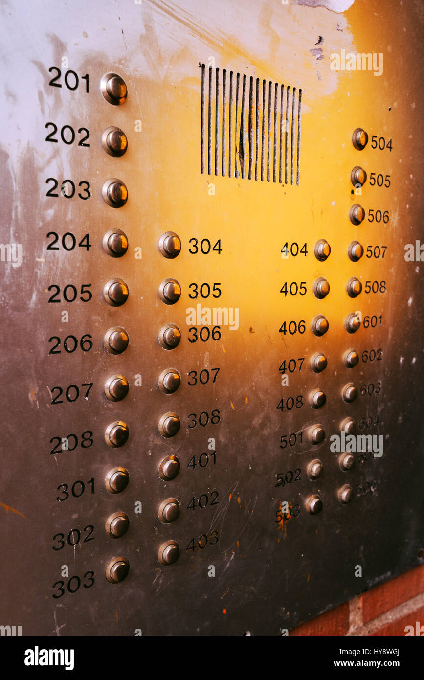 Entry intercom hi-res stock photography and images - Alamy