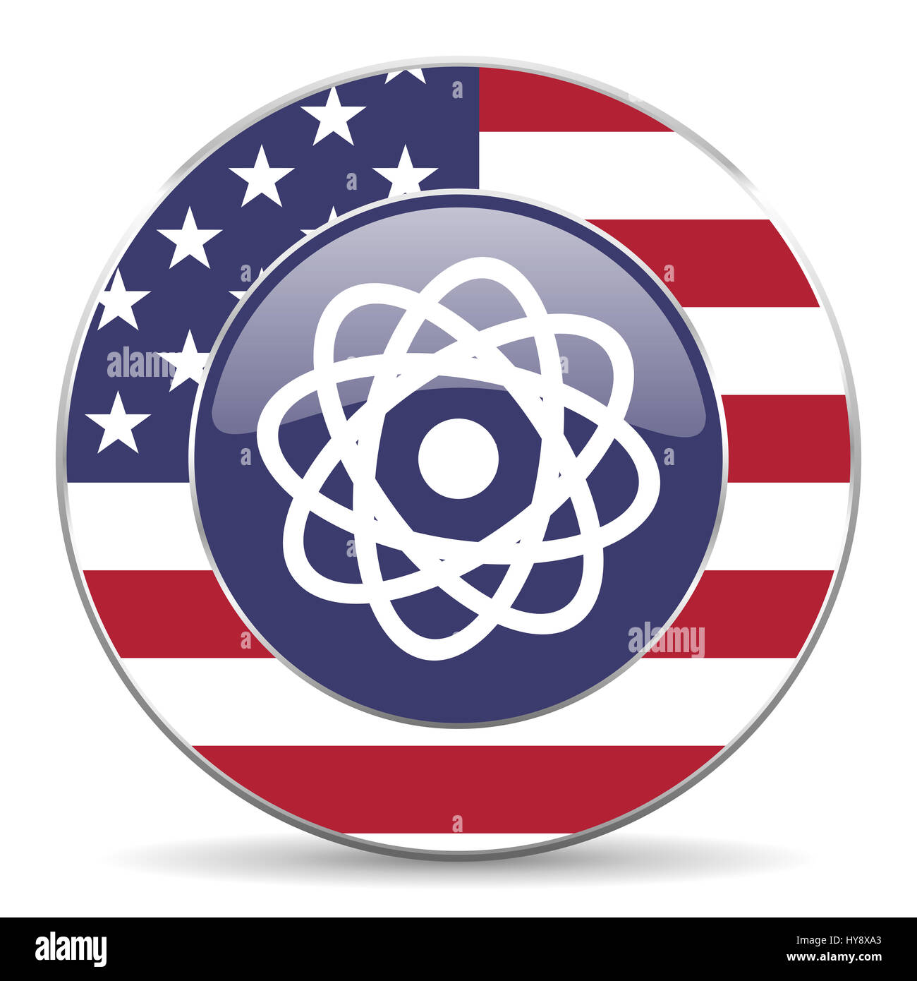 Atomic design emblem Cut Out Stock Images & Pictures - Alamy