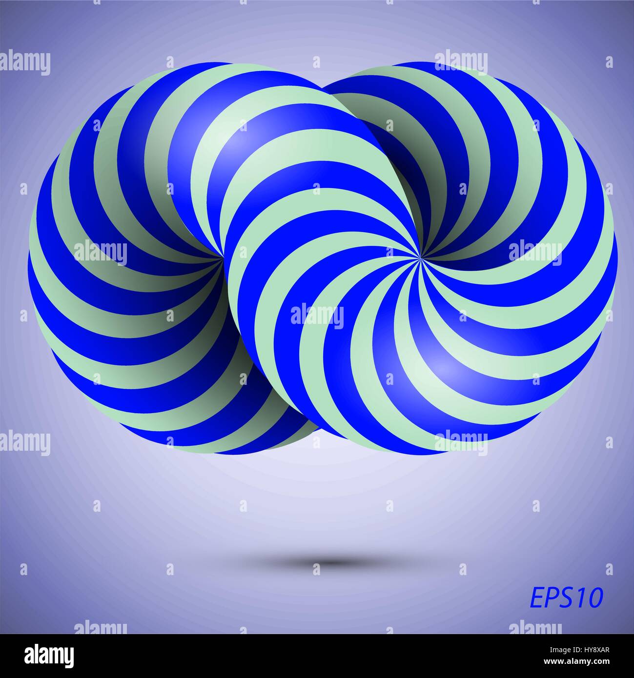 Blue 3d infinity symbol Stock Vector Image & Art - Alamy