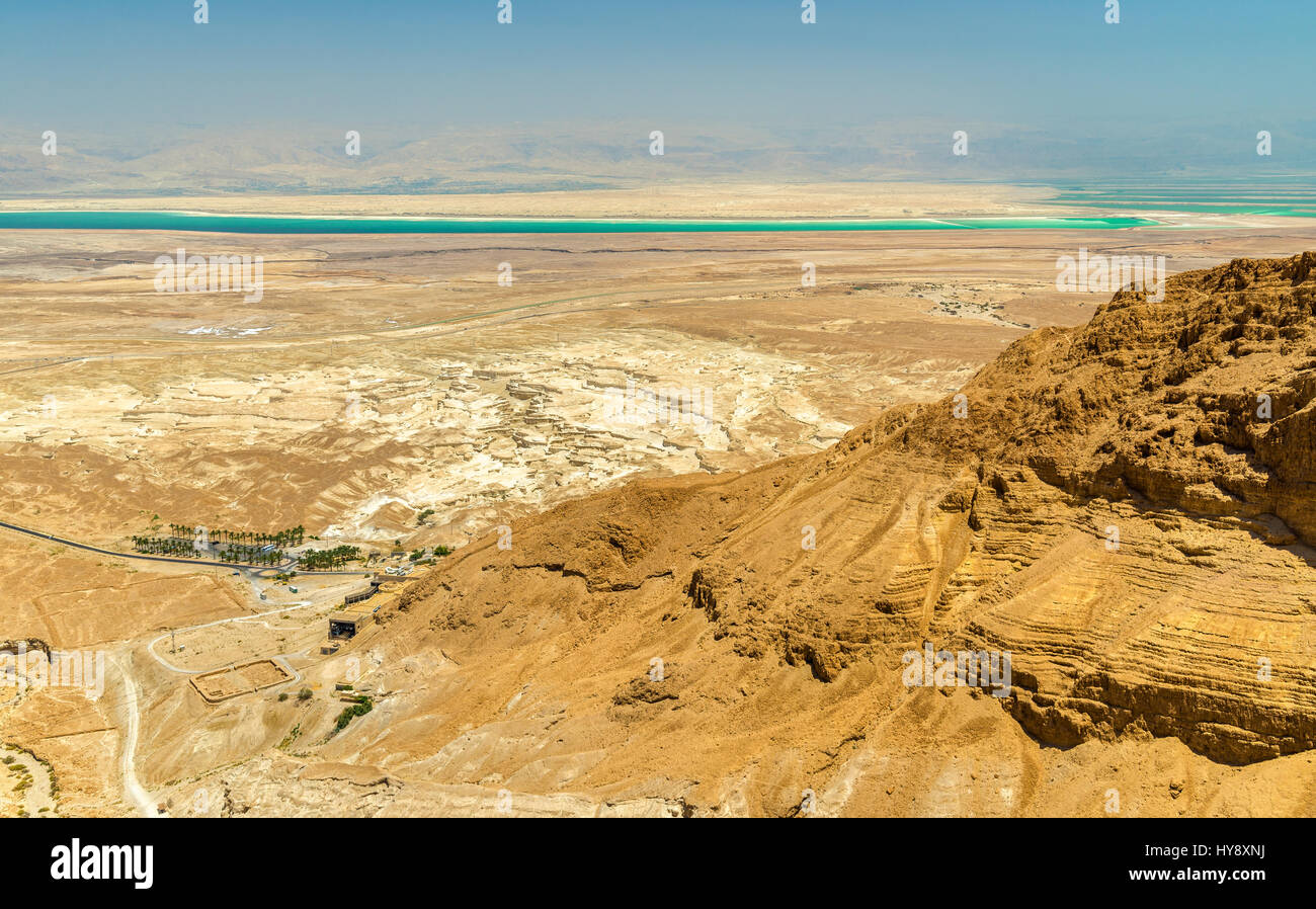 Aerial view of the Dead Sea in Israel Stock Photo - Alamy