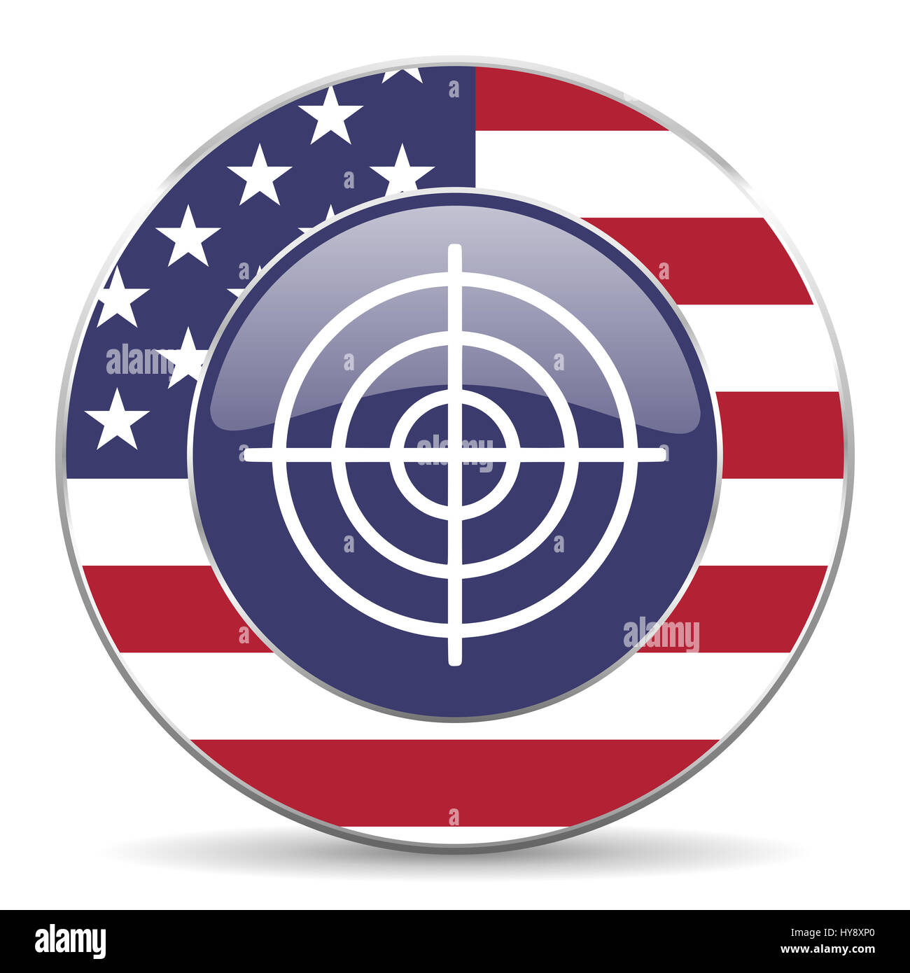 Target key point icon Cut Out Stock Images & Pictures - Alamy