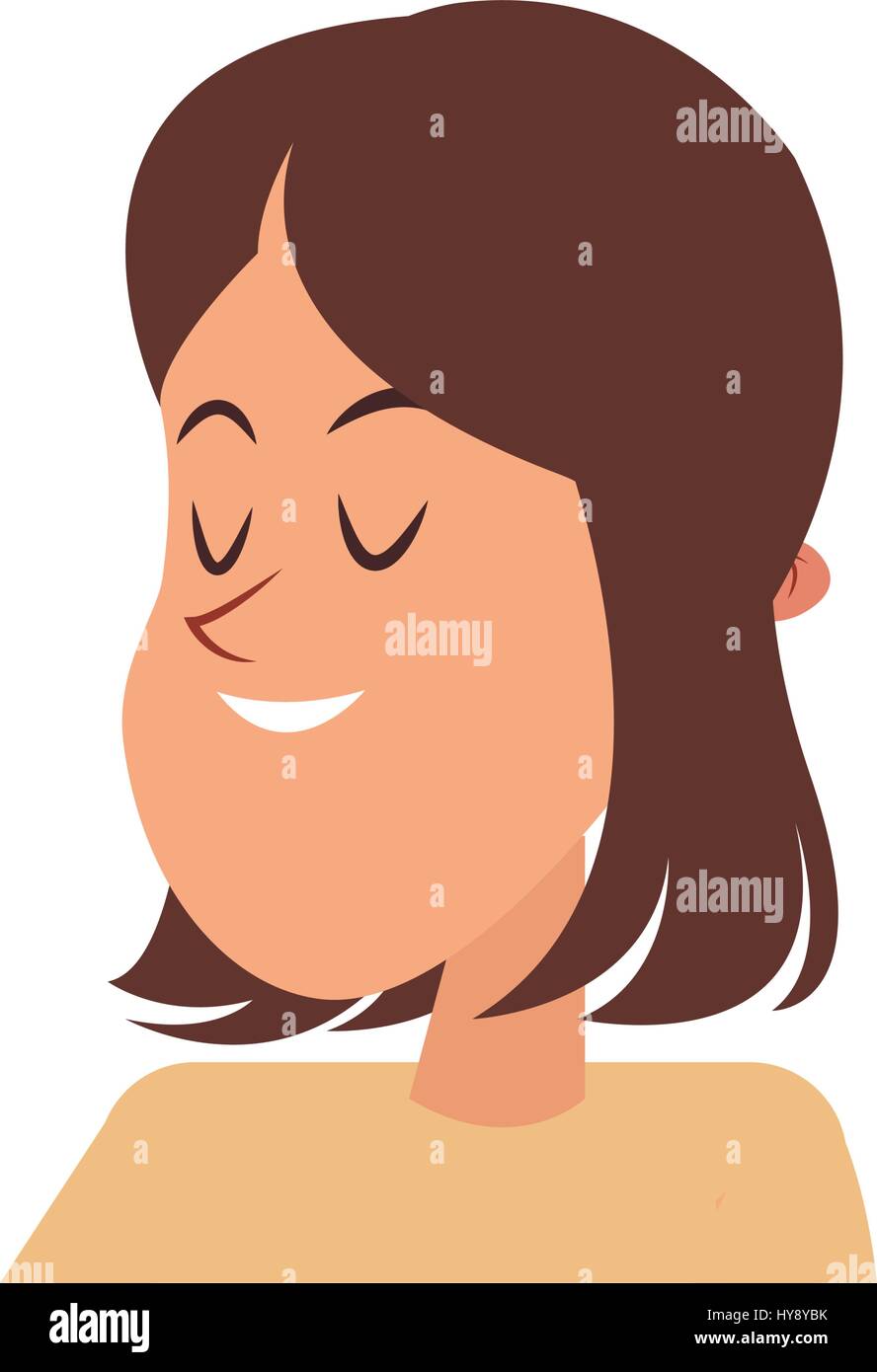 girl cartoon icon Stock Vector Image & Art - Alamy