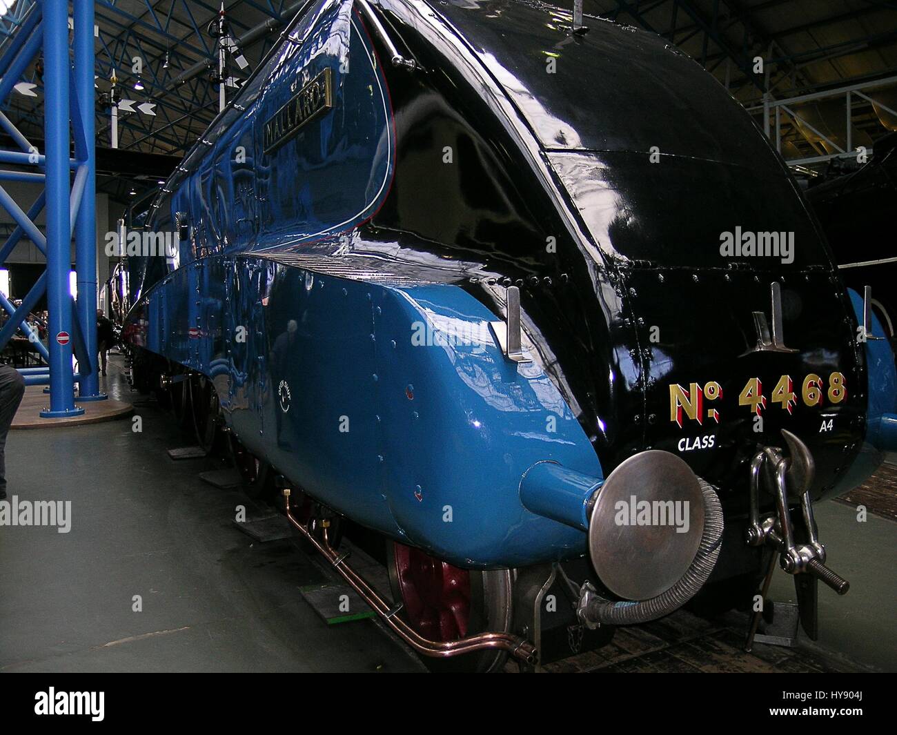Steam trains, York Railway museum Stock Photo - Alamy