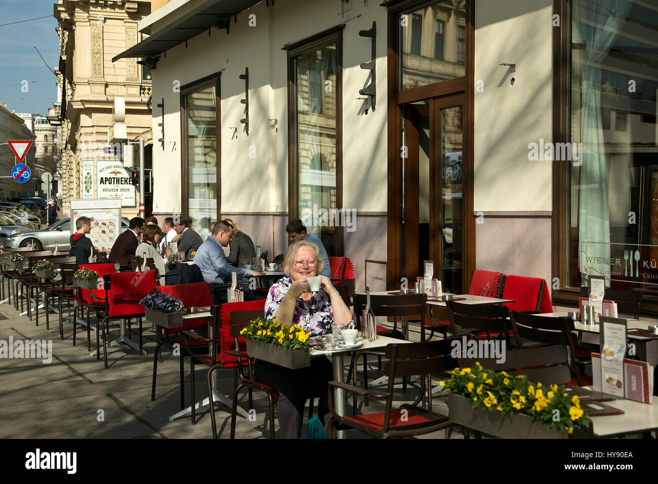 The Cafe Museum, Vienna Stock Photo - Alamy