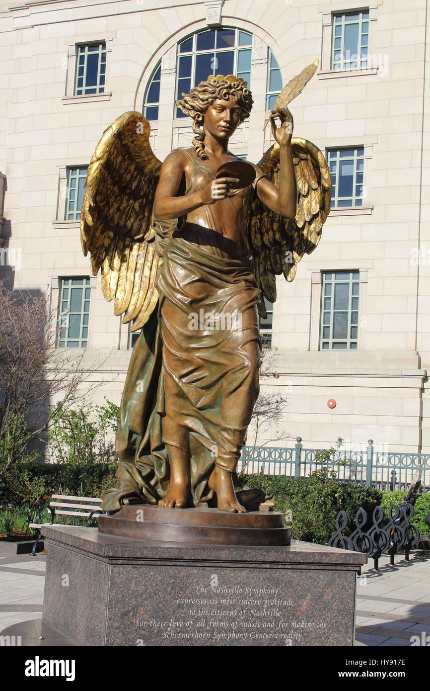 Symphony Angel, Schermerhorn Symphony Center, Nashville TN USA Stock ...