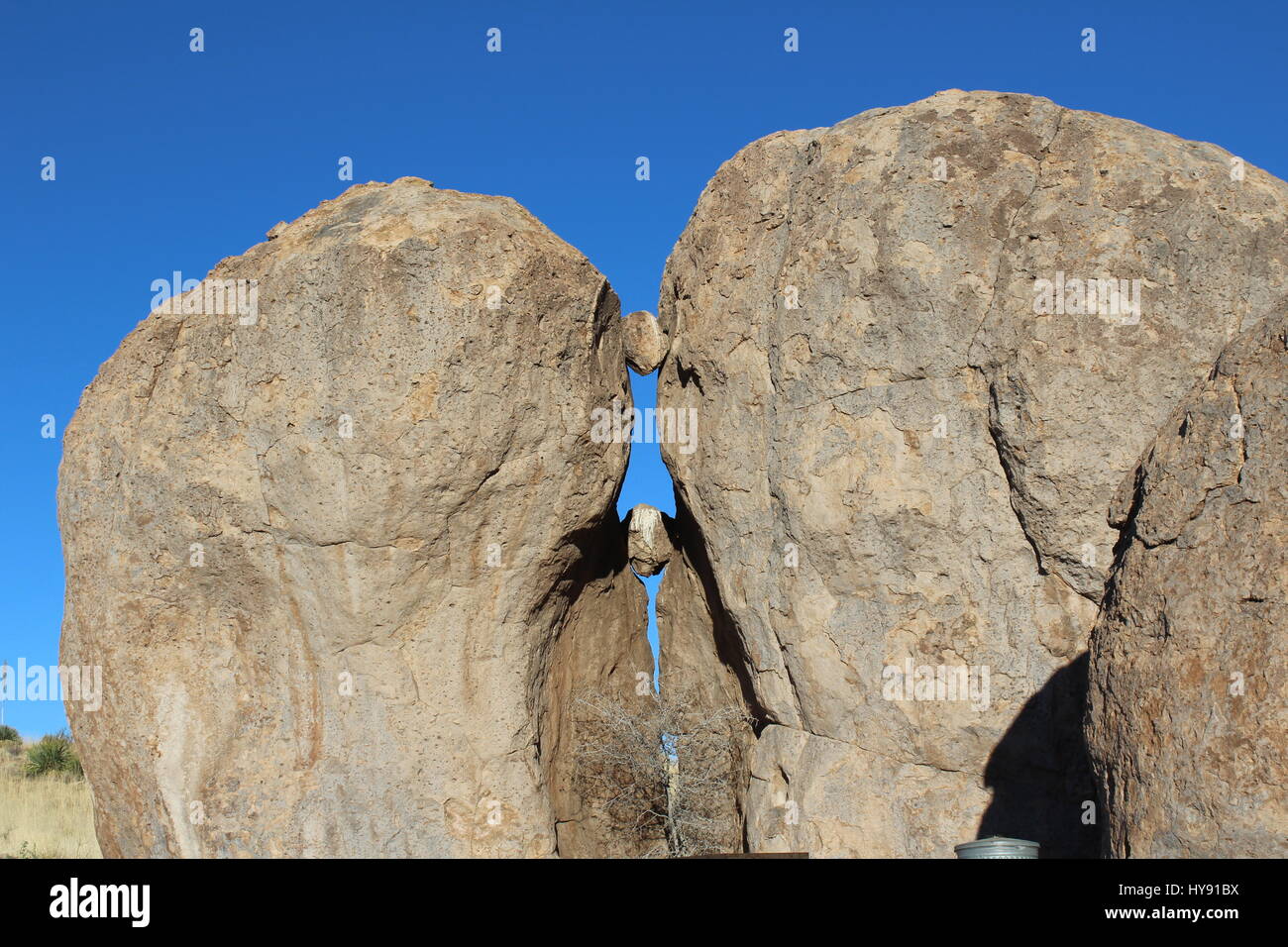 Volcanic sculptured rock formations, City of Rocks State Park, New ...