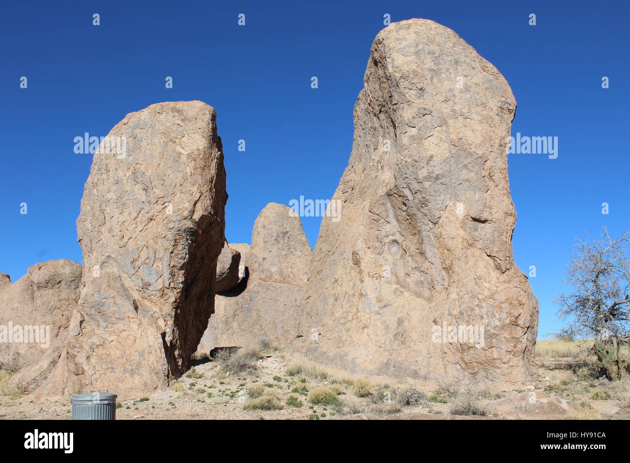 Volcanic sculptured rock formations, City of Rocks State Park, New ...