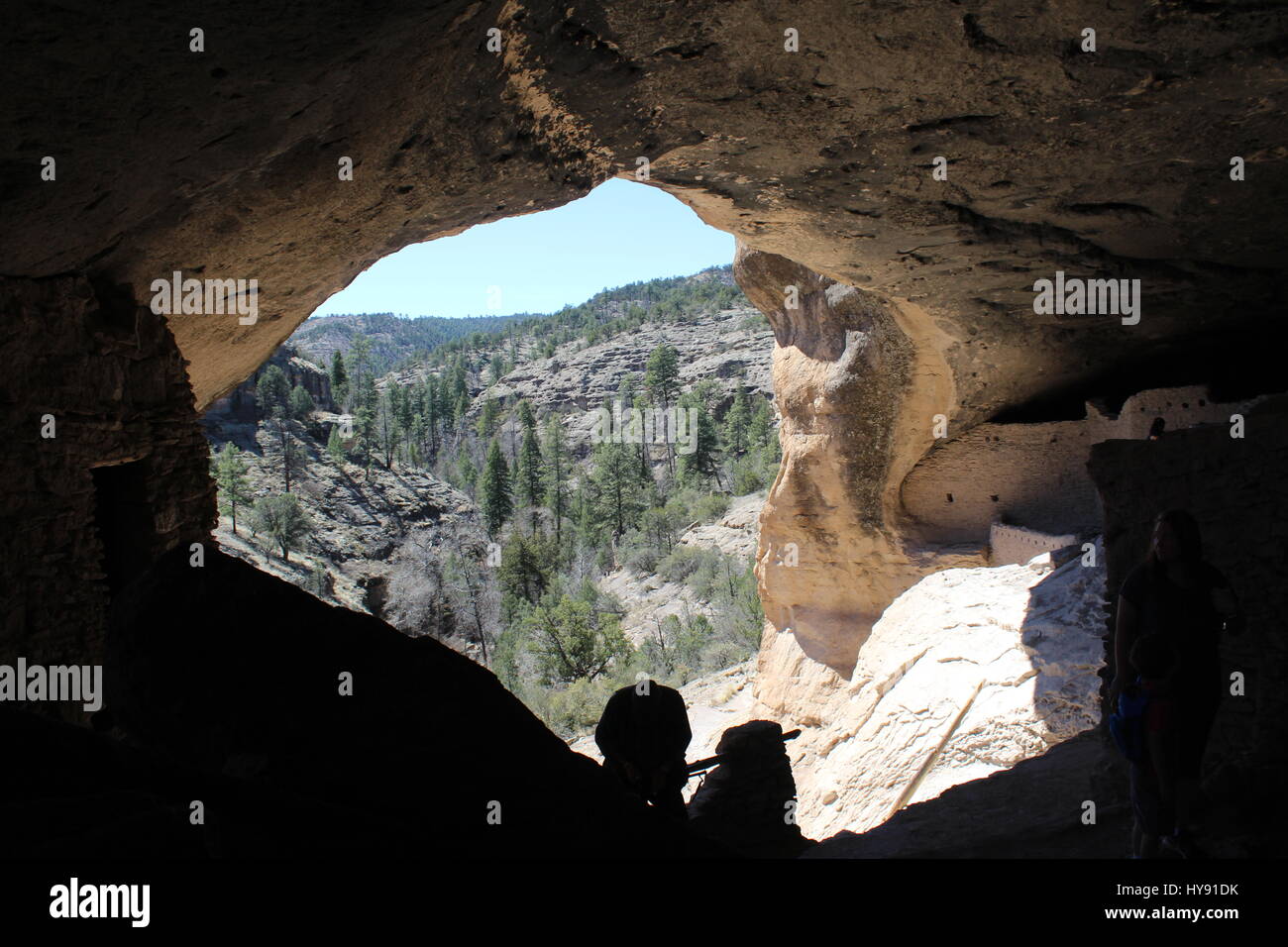 Mogollon Gila Cliff Dwellings National Monument, Silver City NM USA ...