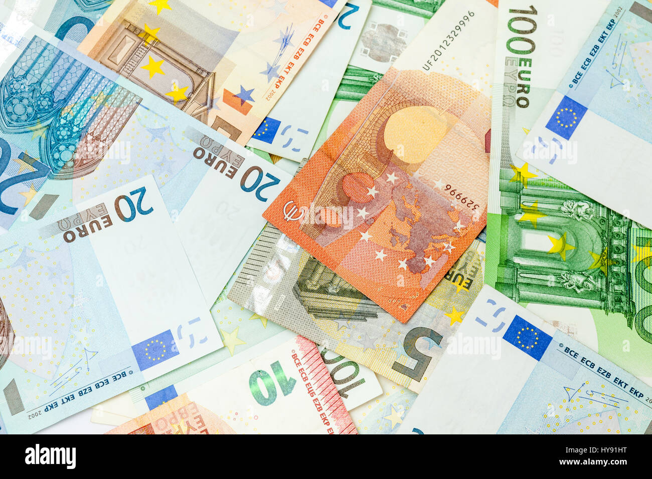 Euro Money. euro cash background. Euro Money Banknotes Stock Photo - Alamy