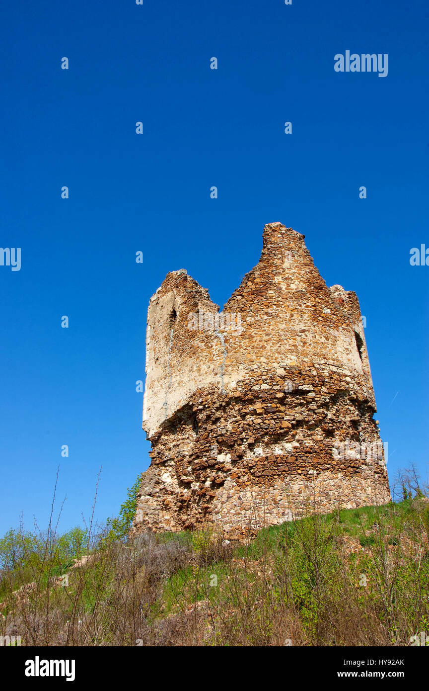 Which was built on the foundations of medieval castle hi-res stock ...