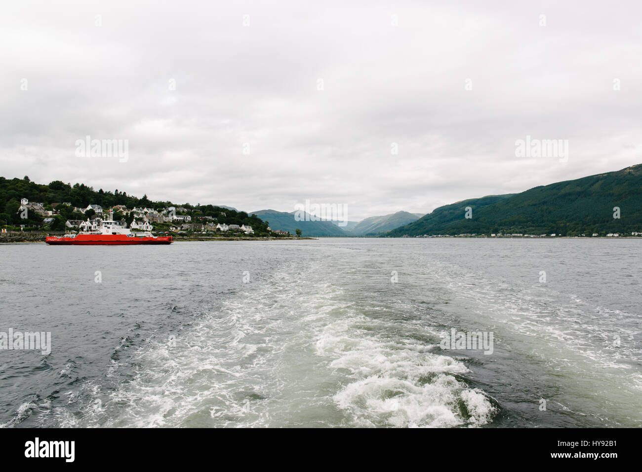 Gourock to Dunoon Ferry, Sound of Shuna, Firth of Clyde, Scotland Stock ...