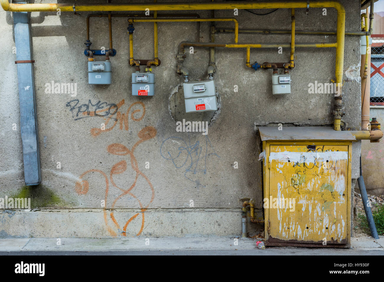 Gas Meters Building High Resolution Stock Photography and Images - Alamy