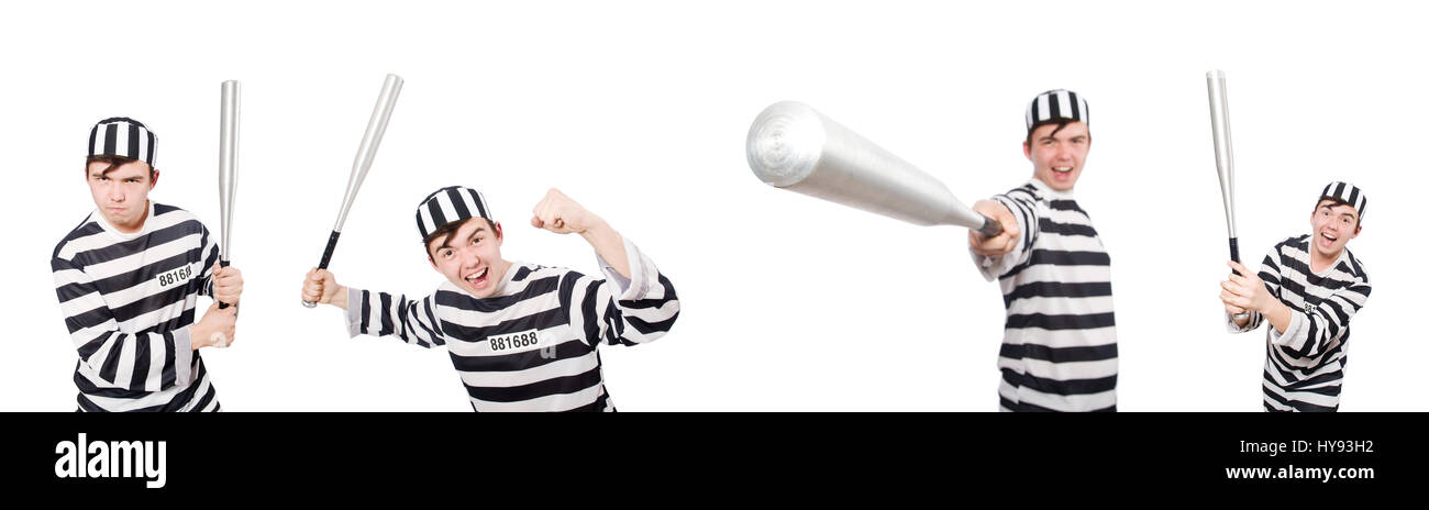 Funny prison inmate in concept Stock Photo - Alamy