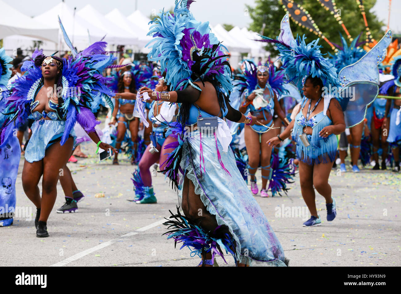 TORONTO, CANADA - JULY 20, 2016: Marchers in costume at The Toronto ...