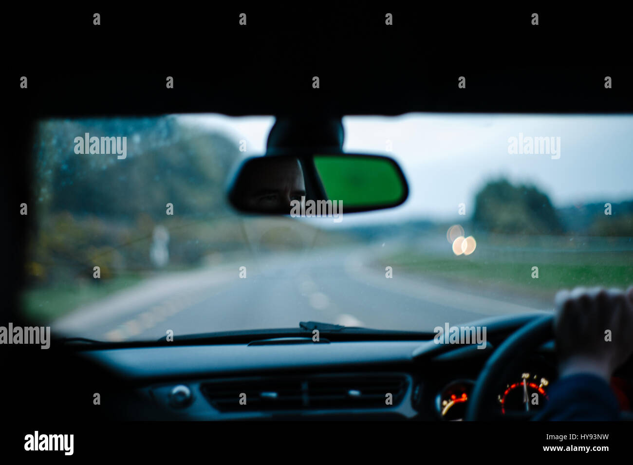 Drivers eyes in mirror hi-res stock photography and images - Alamy