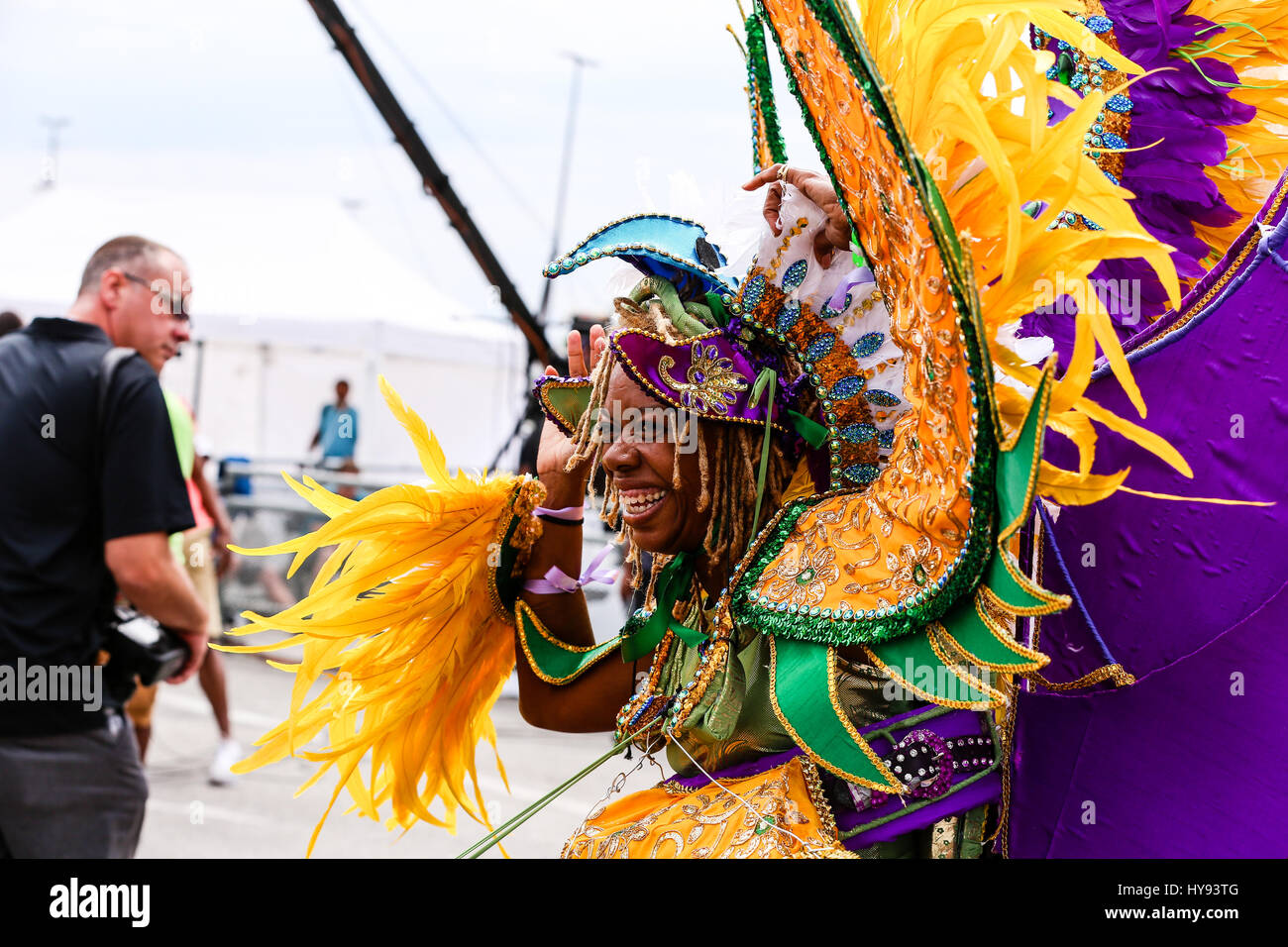 TORONTO, CANADA - JULY 20, 2016: Marchers in costume at The Toronto ...