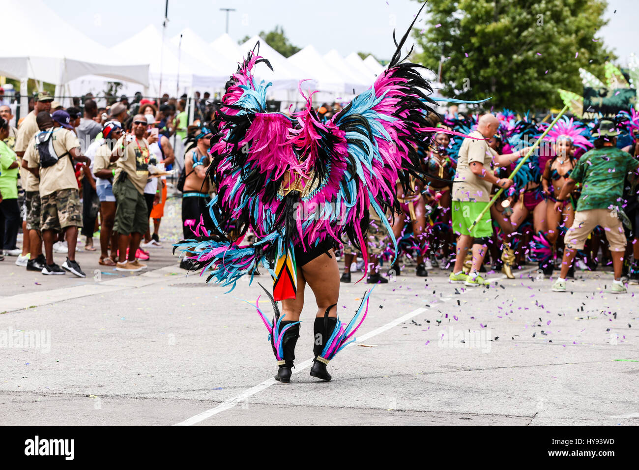 TORONTO, CANADA - JULY 20, 2016: Marchers in costume at The Toronto ...