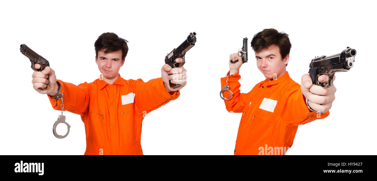 Funny prison inmate in concept Stock Photo - Alamy