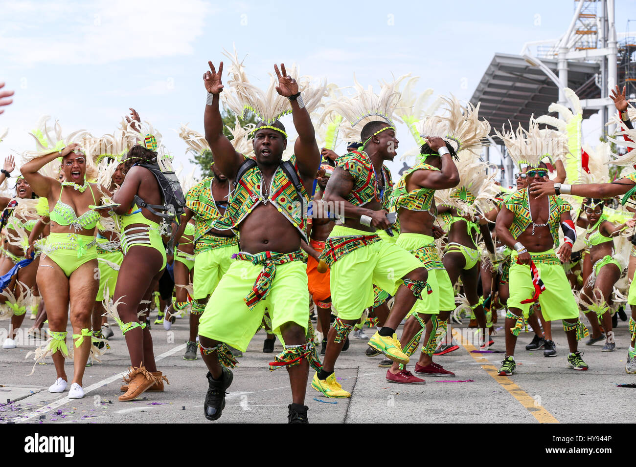 TORONTO, CANADA - JULY 20, 2016: Marchers in costume at The Toronto ...