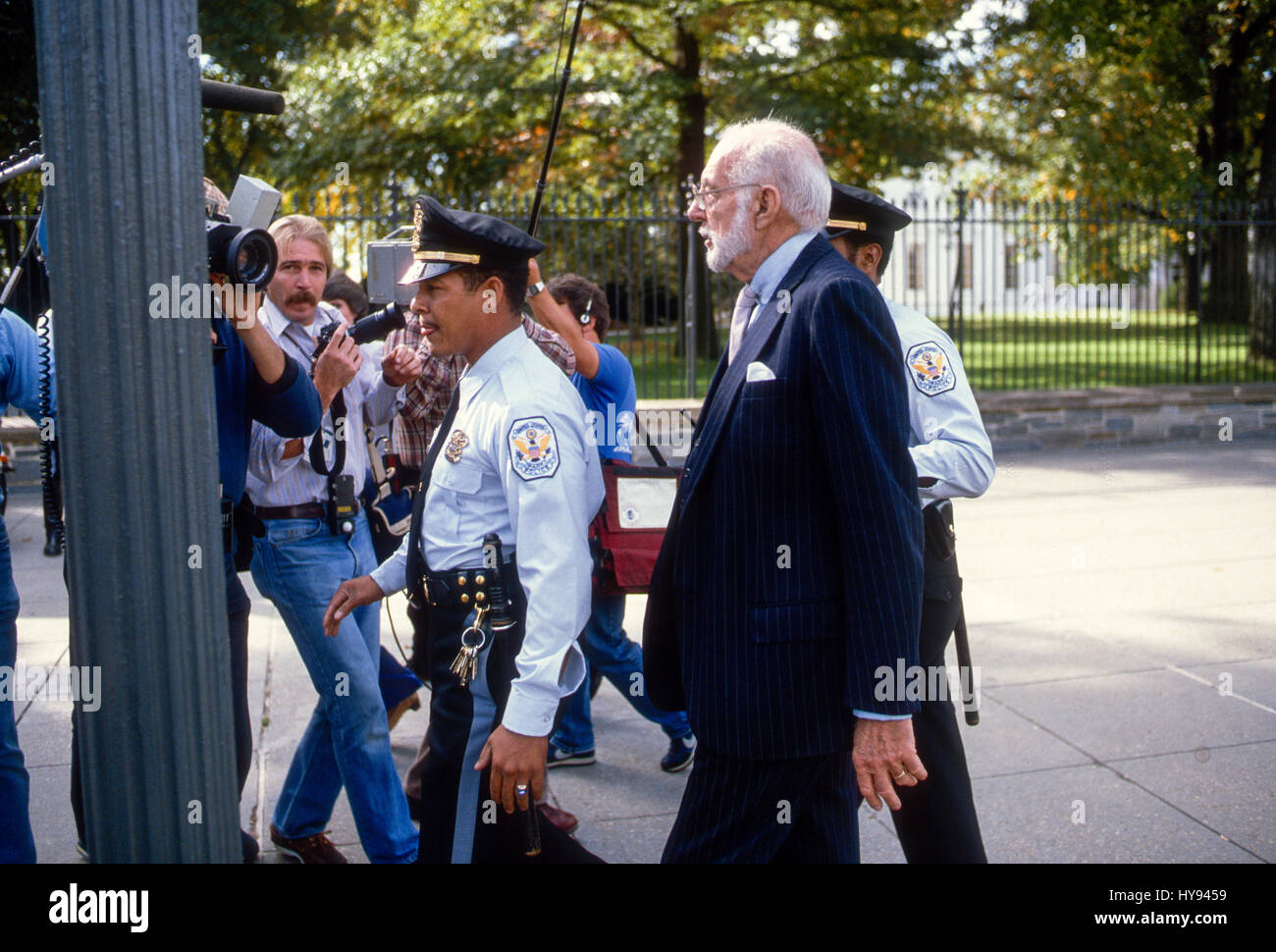 During a protest for homeless housng Doctor Benjamin Spock and his wife ...
