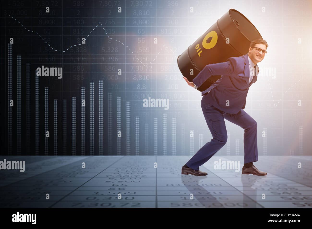 Man holding crude oil hi-res stock photography and images - Alamy