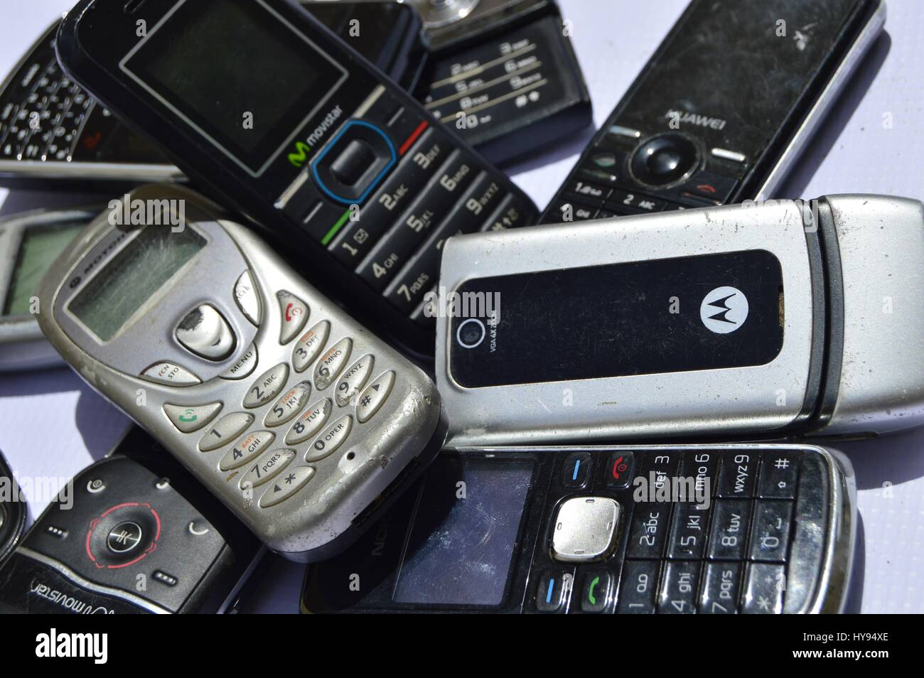 Recycling mobiles hi-res stock photography and images - Alamy