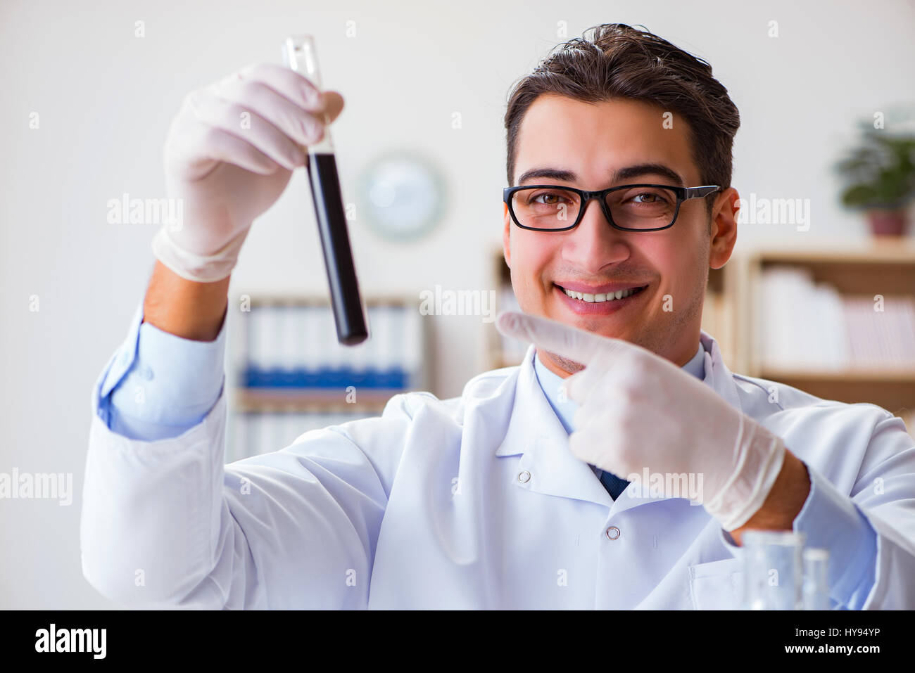 Chemical engineer working on oil samples in lab Stock Photo - Alamy