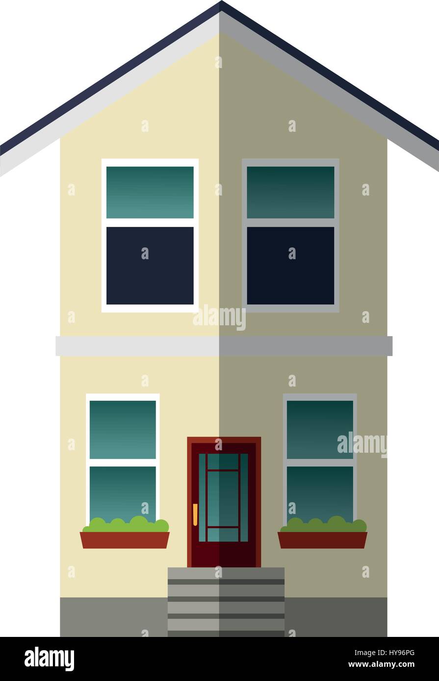 modern house icon Stock Vector Image & Art - Alamy