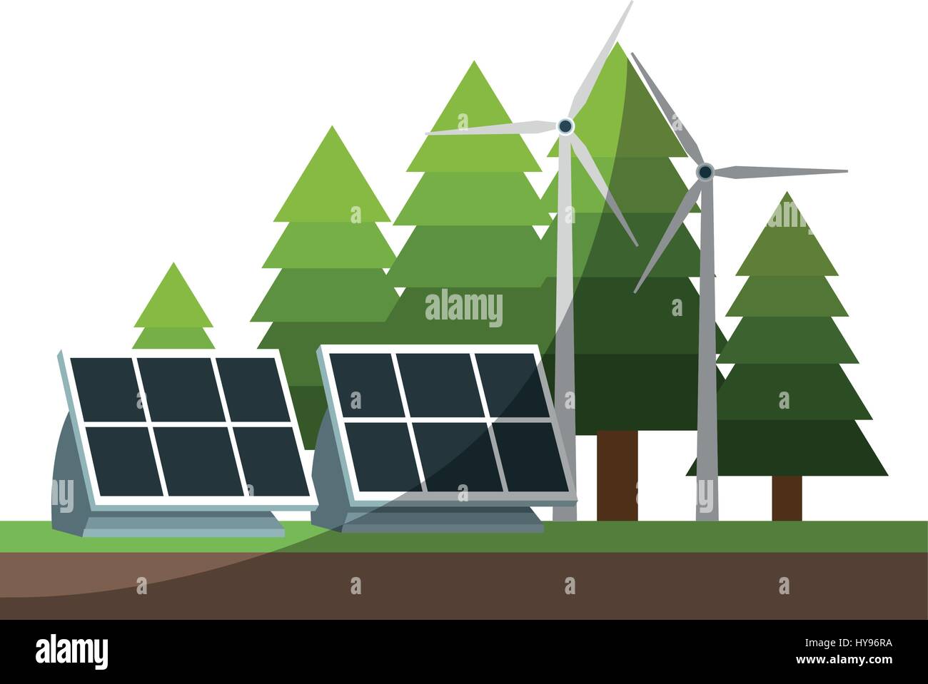 solar panel design Stock Vector Image & Art - Alamy