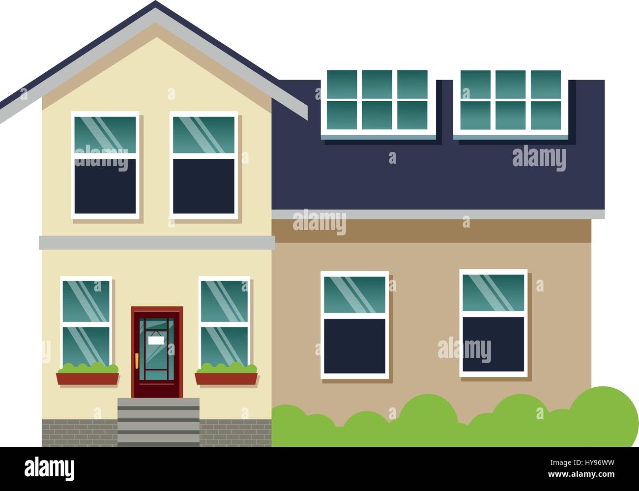 modern house icon Stock Vector Image & Art - Alamy